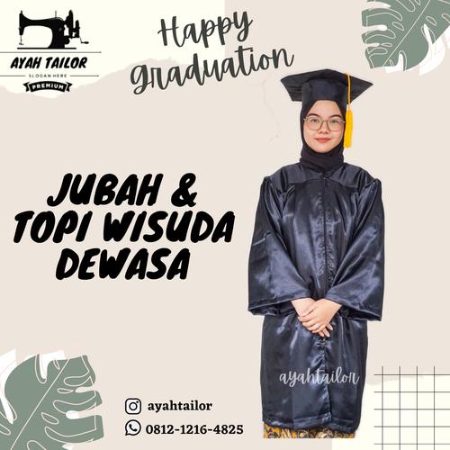 Jual Baju toga wisuda, jubah wisuda, topi wisuda, atribut wisuda dewasa ...