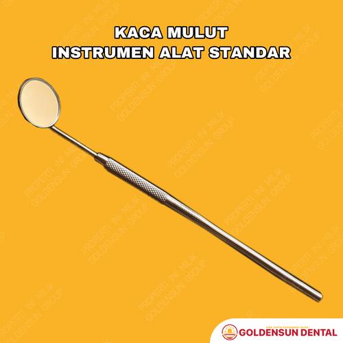 Jual KACA MULUT DENTAL Mouth Mirror Stainless Instrumen Alat Standar ...