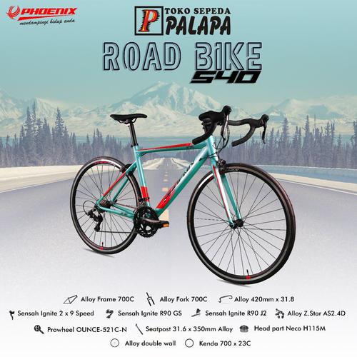 Jual SEPEDA BALAP 700C PHOENIX 540 Roadbike 2x9 Speed Alloy - Kab ...