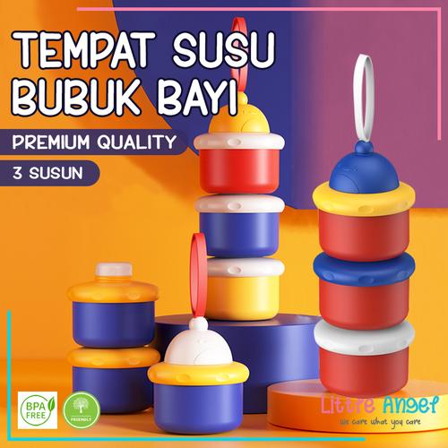 Promo Tempat Susu Susun Bayi Kotak Travel Susu Formula Wadah Sekat ...