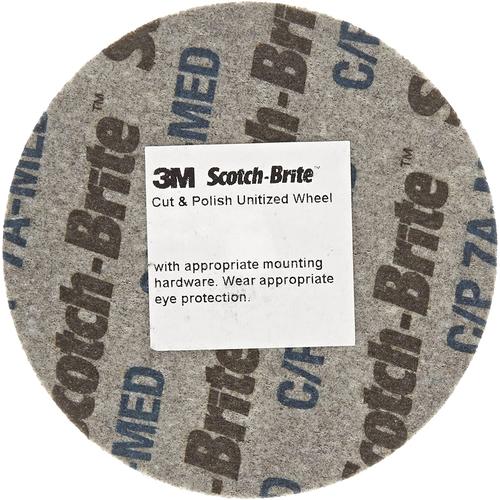 Jual 3M Cut & Polish Unitized Wheel 7A MED SIze : 4" x 1/4" x 1/4 ...