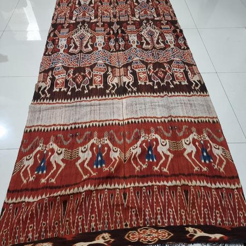 Jual kain tenun ikat Sumba Timur ntt pewarna alam 811 - Kota Malang ...