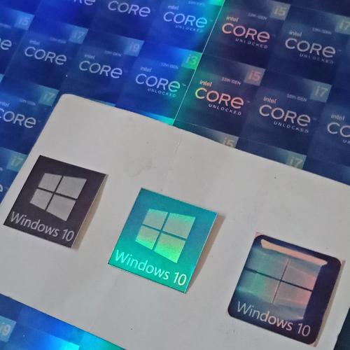 Jual Microsoft windows 10 new hologram stiker laptop komputer - Ungu ...
