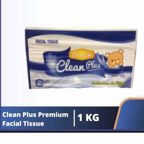 Jual Tissue Facial Clean Plus Premium Soft 2 Ply 1000 Gr/ 1 Kg - Facial ...