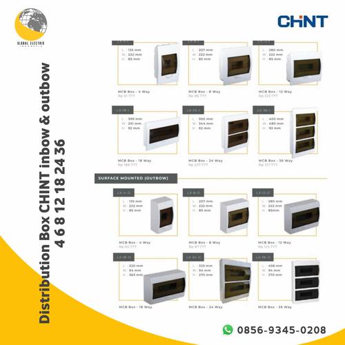 Jual Distribution Box / Box MCB CHINT 4 6 8 12 18 24 36 - OUTBOW, CX-4 ...