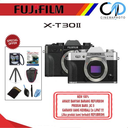 Jual FUJIFILM X-T30 II XT30 II XT 30 II Mirrorless Camera Body Only ...
