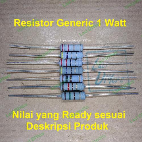 Jual Resistor 1 Watt. 1 ~ 220 ohm. (1 pcs) - 150 ohm - Jakarta Selatan - Laci DIYers | Tokopedia