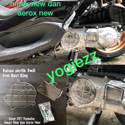 Jual cover cvt all new yamaha nmax aerox lex mika acrelic cvt nmax lama ...