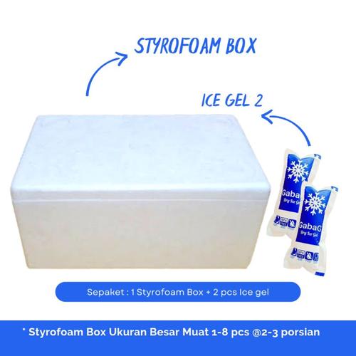 Jual Styrofoam Box Besar Muat 1-8pcs (ukuran @2-3 porsian) - Kab ...