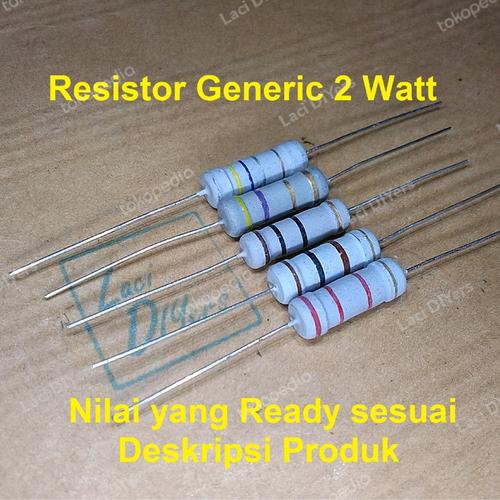 Jual Resistor 2 Watt. 0,47 ~ 10k ohm (1 pcs) - 68 ohm - Jakarta Selatan ...