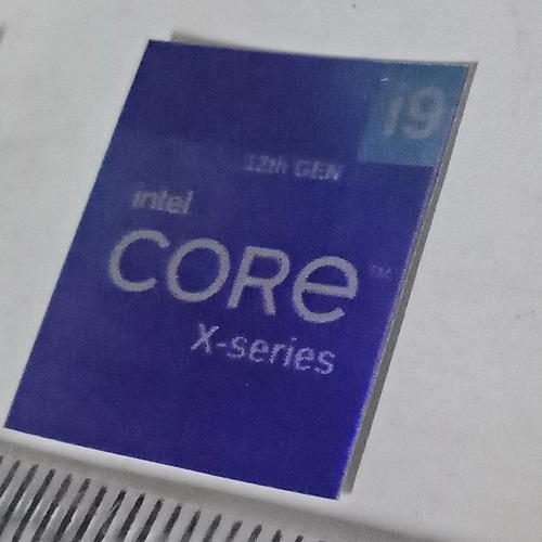 Jual Intel core 12th gen X series hologram stiker laptop komputer - i9 ...
