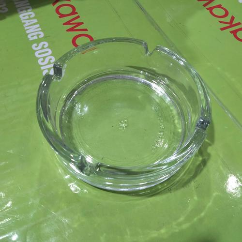 Jual asbak kaca bening 10 cm / asbak rokok / ashtray bulat - Jakarta ...