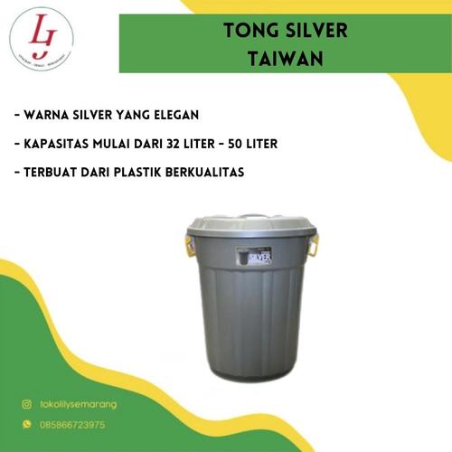 Jual Tong Silver / Ember Plastik Taiwan - 32 Liter - Kota Semarang ...