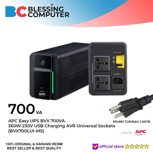 Promo UPS APC BVX 700VA 360W 230V AVR Universal Sockets (BVX700LUI-MS ...