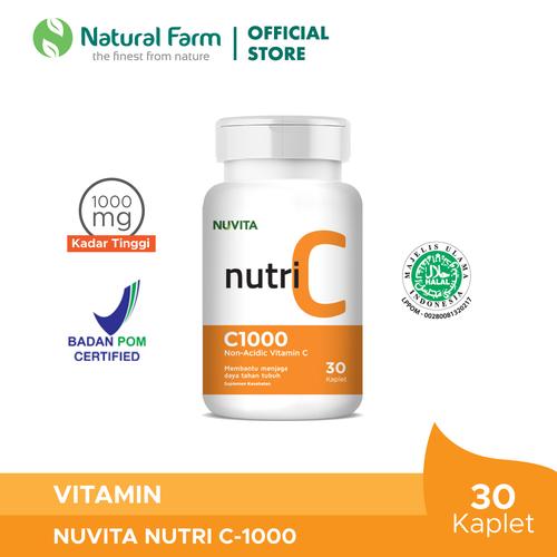 Promo Nuvita Nutri C 1000 mg - 30 kaplet - Jakarta Barat - Natural Farm ...