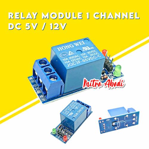 Jual Relay Module 1 Channel DC 5V / 12 V - DC 12V - Jakarta Barat ...