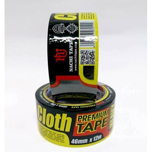 Jual Nachi Cloth Tape Lakban Kain Hitam 46mm x 12mt Plakban Selotip Isolas - STAR KUNING - Kota ...