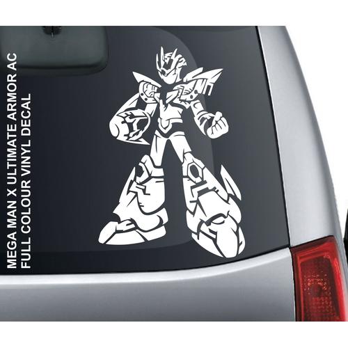 Jual Sticker Cutting Mega Man X Ultimate Armor Game - Putih, Small ...