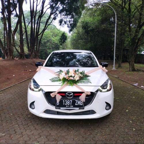 Jual Bunga mobil pengantin pernikahan hiasan mobil premium mewah ...