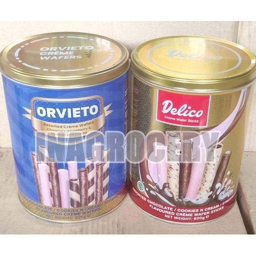 Jual DELICO / RONDOLETTI CREME MIX WAFER STICK TIN 800gr - ORVIETO ...