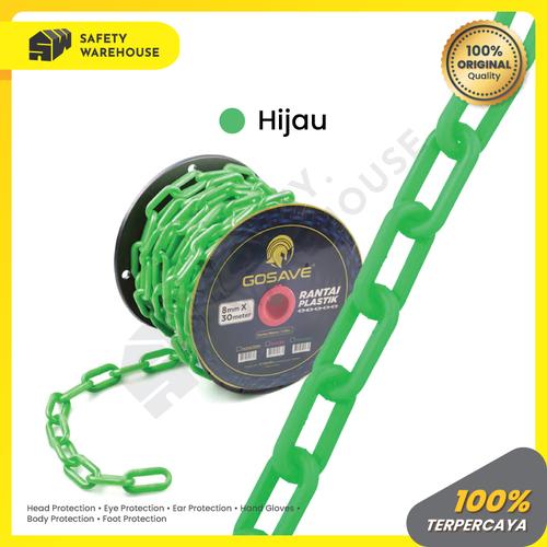 Jual Rantai Plastik Roll 8 mm x 30 m Traffic Cone / Plastic Chain ...