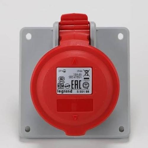 Jual Legrand Panel Mounting Socket 4 Pin (3P+E) 32A 380/415V IP44 ...