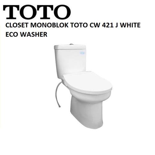 Jual CLOSET MONOBLOK TOTO CW 421 J WHITE ECO WASHER - Kota Bau Bau ...