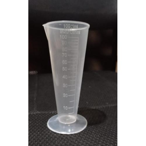 Jual Jigger Plastik 100 ml Transparan Gelas Takar 100 ml Bentuk Kerucut ...