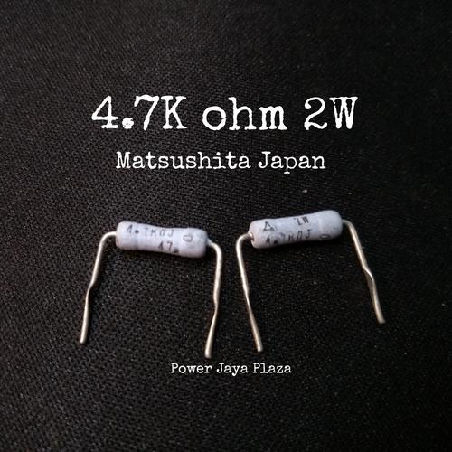 Jual Resistor R 4.7K 4,7K ohm 2W 2watt Matsushita Japan - Kota Bandung - Power Jaya Plaza ...