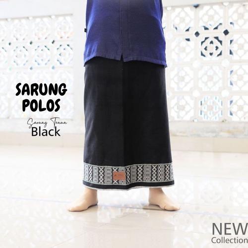 Jual Sarung Tenun Polos Warna/Kian Sarung Dewasa Polos Bagus - Hitam ...