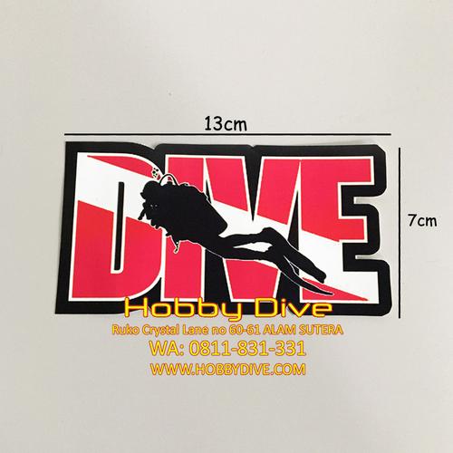 Jual Sticker Dive Flag Dive Accessories Sticker Diving HD-058 - Kota ...