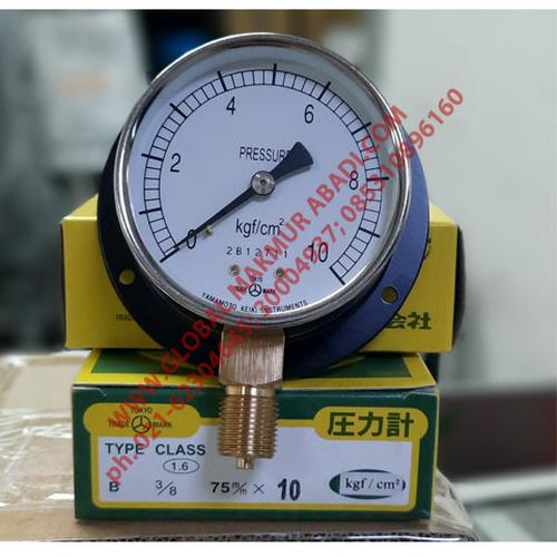 Jual YAMAMOTO KEIKI 10KFG 3INCH DRAT 3/8 PRESSURE GAUGE PENGUKUR TEKANAN - Jakarta Pusat ...