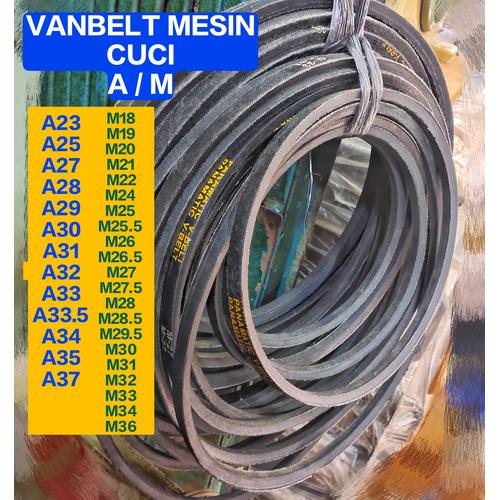 Jual Vanbelt Fanbelt Vanbel Fanbel Panbel MESIN CUCI Tipe A (Tulis ...