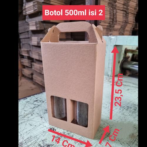 Jual Box Minuman Botol 250 mL Isi 6 Pcs| Dus Hampers Botol 250 mL Isi 6 ...