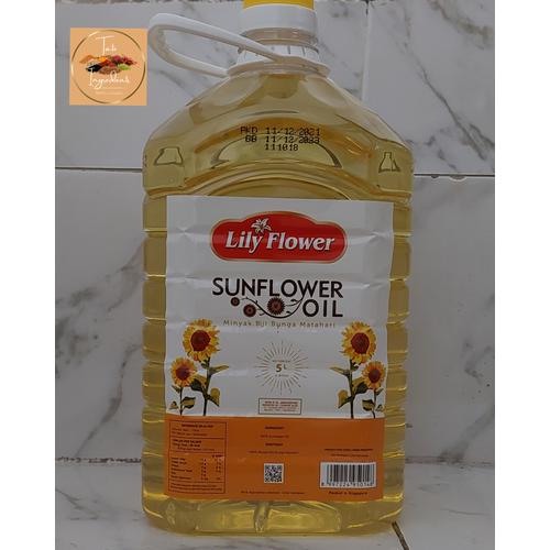 Jual Sunflower Oil 5L / Minyak Biji Bunga Matahari Lily Flower ...