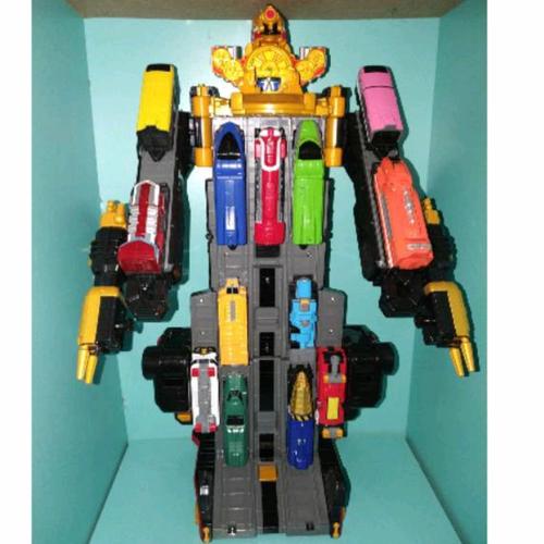 Jual Mainan Robot DX ToQ Rainbow Hyper Ressha TeiOh Megazord Sentai ...