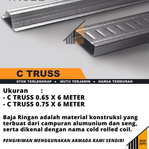 Jual C-TRUSS / BAJA RINGAN CANAL C PANJANG 6 METER - C-TRUSS 0.75 ...