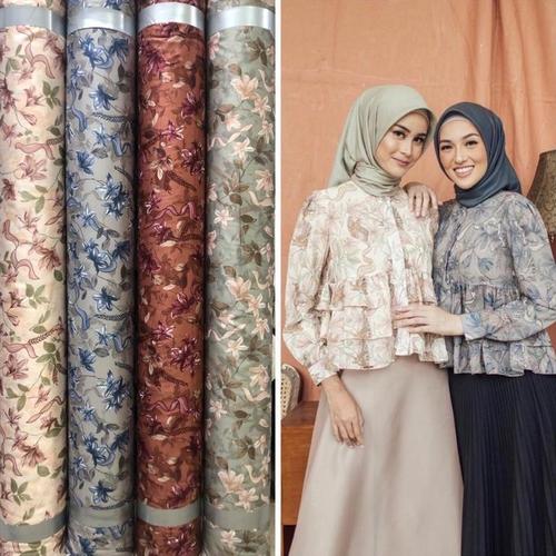 Jual Kain Pure silk Mariposa / bahan gamis seragam / kain meteran murah ...