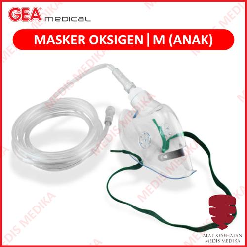Jual Oxygen Mask Child Masker Oksigen Anak Selang Penapasan Nasal GEA ...