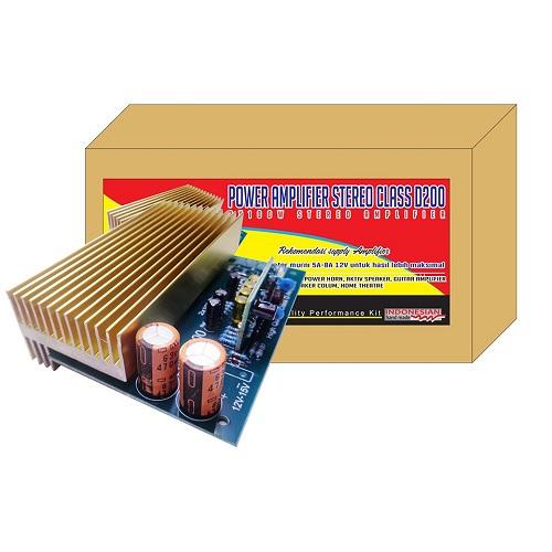 Jual Kit PA. Class D200 2x100W Power Amplifier Stereo 200W - CLASS D ...