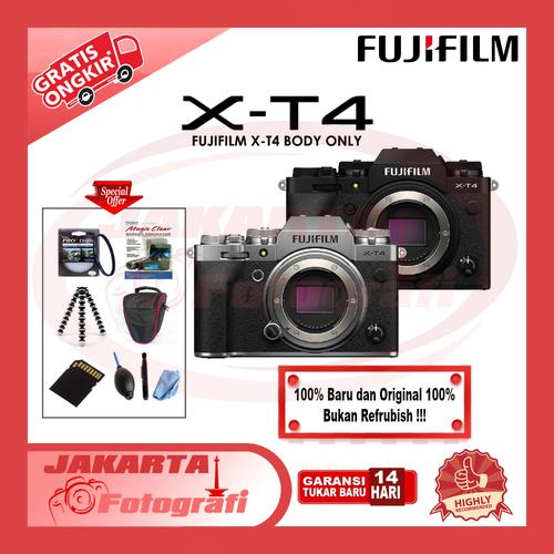 Jual FUJIFILM X-T4 XT4 X T4 Body Only Camera Mirrorless - BLACK ...