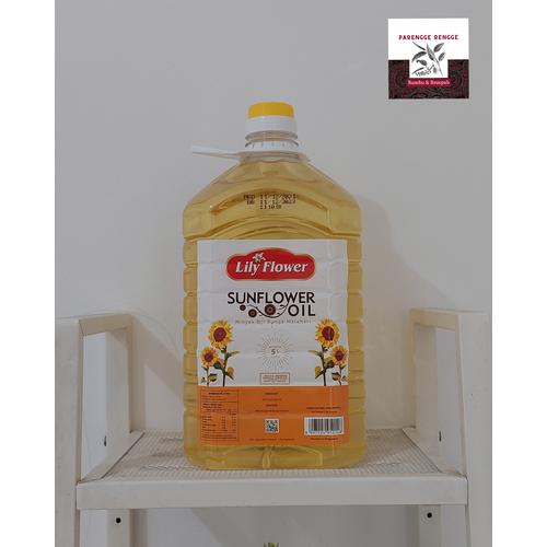 Jual Sunflower Oil 5L / Lily Flower Sun Flower Oil / Biji Bunga ...