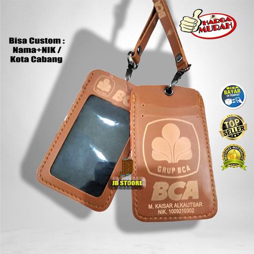 Jual Tempat Id Card BCA Custom Nama / Id Card Holder Bca / Name Tag ...
