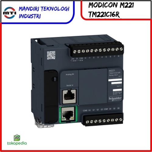 Jual TM221C16R Modicon M221 PLC Schneider 16 IO Relay Output - Kota ...