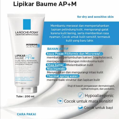 Jual La Roche Posay Lipikar Boume Ap+M/ Lipikar Syndet Ap+Lipid ...