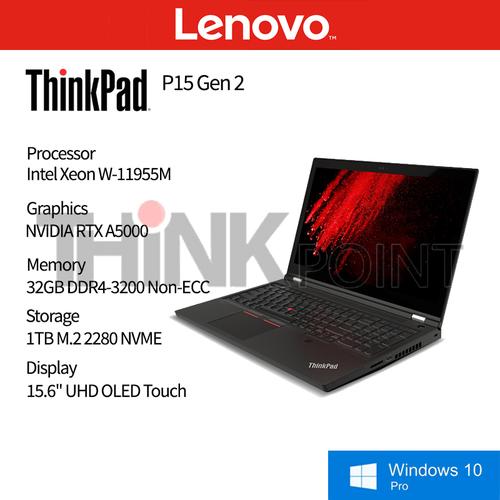 Jual ThinkPad P15 Gen2 Xeon W-11955M 32GB 1TB A5000 15.6"UHD Touch ...