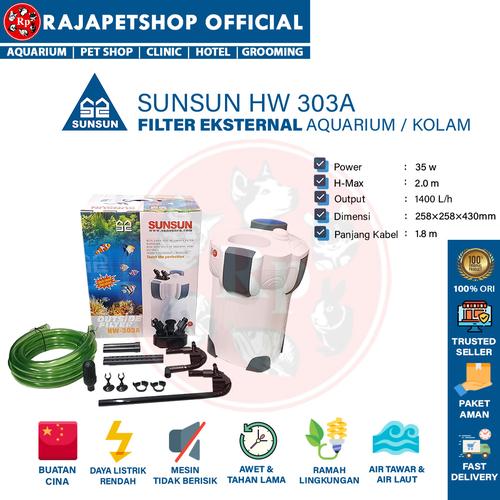 Promo SUNSUN HW 303A EXTERNAL FILTER EKSTERNAL CANISTER AQUARIUM ...