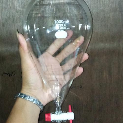 Jual corong pisah 1000ml kran teflon - Kab. Bandung - Viktor Glass Lab ...