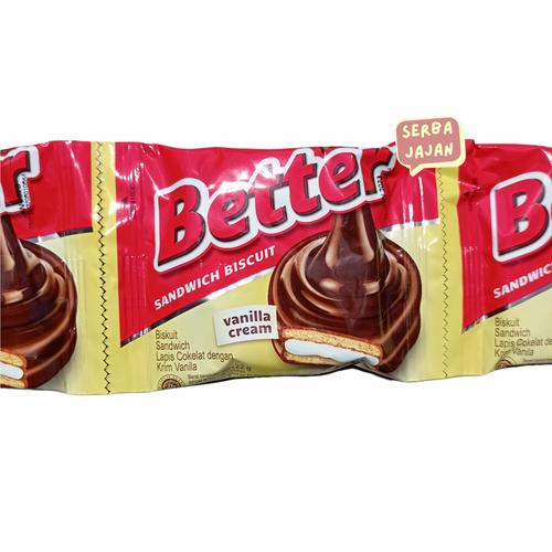 Jual Better Sandwich Biscuit Renceng 22g x 10 bungkus - Kab. Magelang ...