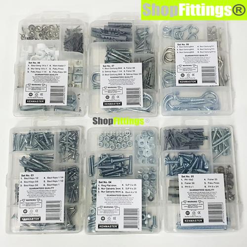 Jual Aksesori Mini Box Set Paku Sekrup Fisher Mur Ring Mini Box ...